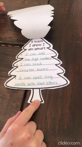 Winter Craft Activity Self-Confidence Holiday Tree Social Emotional ...