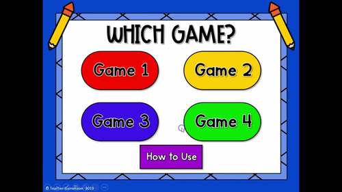 Word Families -est Words Tic-Tac-Toe Powerpoint Game Distance Learning