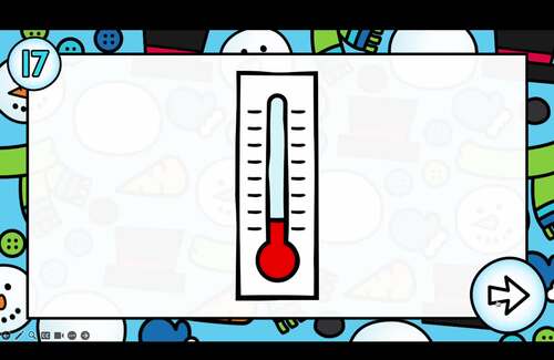 French CLICK & COMPLETE | Winter Vocabulary Game | Vocabulaire d'hiver