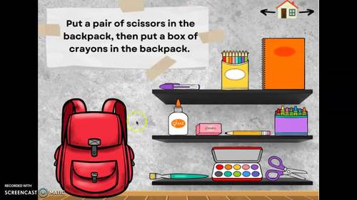 Following Temporal Directions Backpack Style BOOM Cards™ Bundle Digital ...