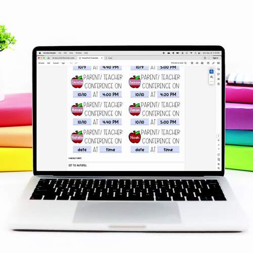 Back to School Reminder Sticker Labels | TPT