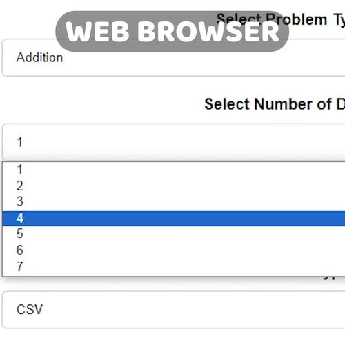 Generate Math Problems in Your Browser & Windows Desktop [Add, Sub, Mul ...