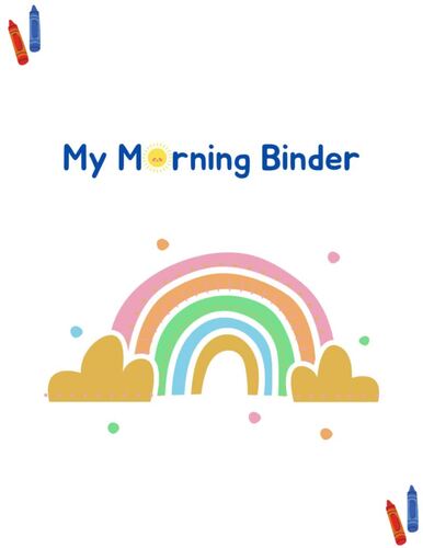 Busy Book/My Morning Binder/Morning Activity by simplyprintabless