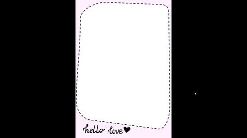 60 CUTEST TRANSPARENT PAGE BORDER by snezbzcolli | TPT