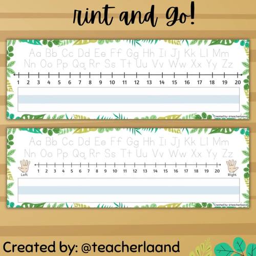 Student Desk Name Plates / Tags! Editable! Cursive Alphabet tag with ...