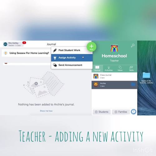 Seesaw Digital Activity - Making 10 - Apples in the Truck - Distance ...