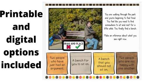 TEENS social inferences FALL scenarios social skills activities and ...