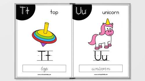 Toys A-Z Poster Tracing Writing Prompt Activities Morning Work | TPT