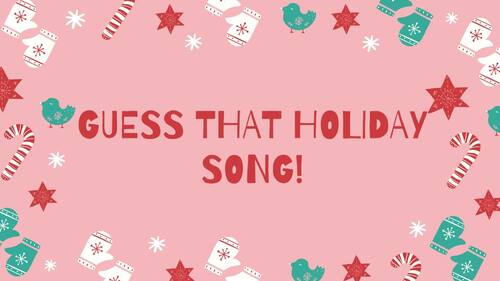 Guess that Holiday Song! Activity by Marissa Illiano | TPT