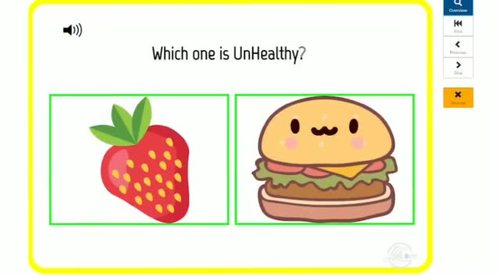 Healthy Unhealthy Food Boom Cards | Digital Resource by Limes and Lemons