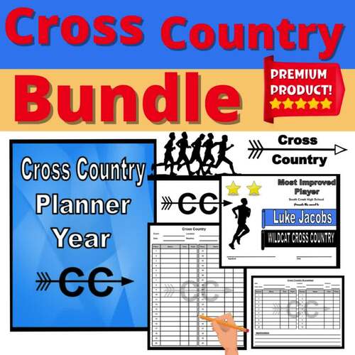 Cross Country Planner Bundle Coaching Resources All Season by DadsDesigns
