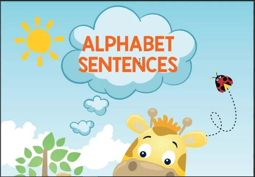 Alphabet Sentences Activities Book by FUN SKILLS STUDIO ENGLISH | TPT