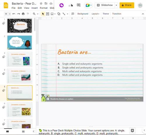 Kingdom Bacteria Pear Deck Bundle - Slides, Activities, CLOZE Reads ...