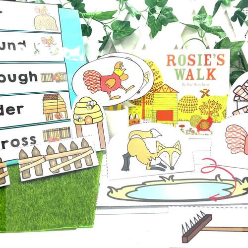 Rosies Walk Story Retelling Activities for Preschool and Kindergarten
