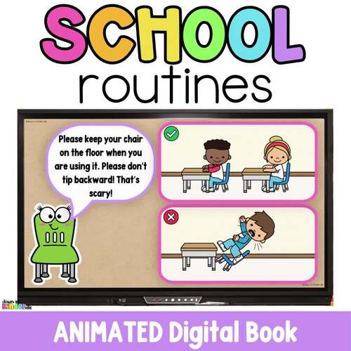 Classroom Management Digital Book Routines and Procedures Slides Back ...