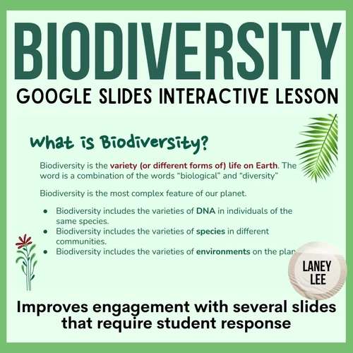 Biodiversity Google Slides Presentation by Laney Lee | TPT