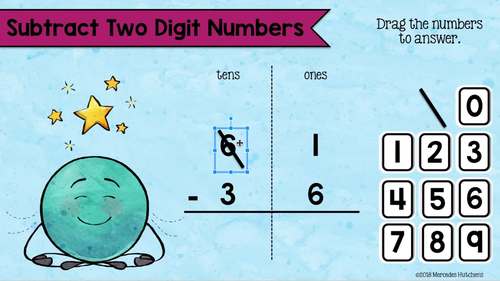 2 Digit Subtraction With Regrouping Using The Standard Algorithm