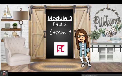 EL Education Bitmoji Classroom Grade 1 Module 3 Unit 3 Google Slides