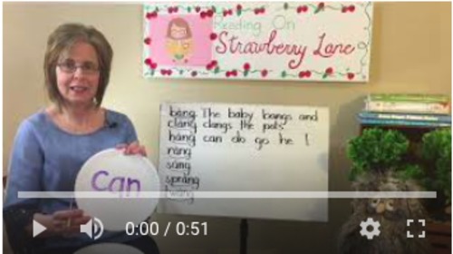 VIDEO: Reading: Set 1. Lesson 8. Word Family Pattern -ang | TpT