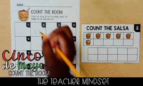 Count the Room | Cinco de Mayo Theme | Low Prep by The TEACHer Mindset