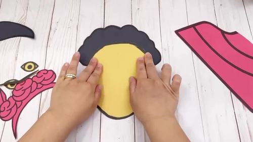 Cinco De Mayo-Women's History Month Craft- Frida Kahlo by Liv and Leb