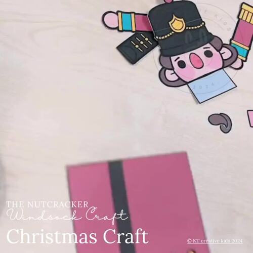 The Nutcracker Windsock Craft |Printable Coloring page Activities & Art ...