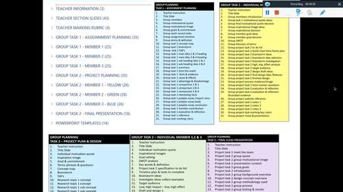 Group Work PowerPoint Template Teacher Planner Education Pack 2 | TPT