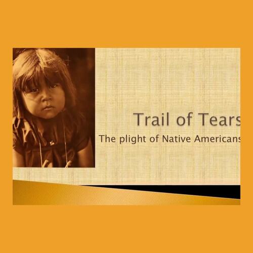 Native American Heritage—Trail of Tears Powerpoint by Janis Aston
