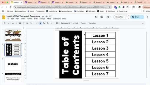 Mini Unit | 5 Themes of Geography | Lessons | Worksheets by Mrs Martinson