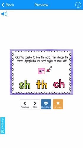 Digraph Practice (sh, th, ch) - Boom Cards by Miss Burford | TPT
