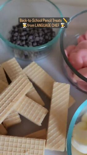 Visual Recipes|©LANGUAGE CHEF Recipe Resource| Back to School Edition