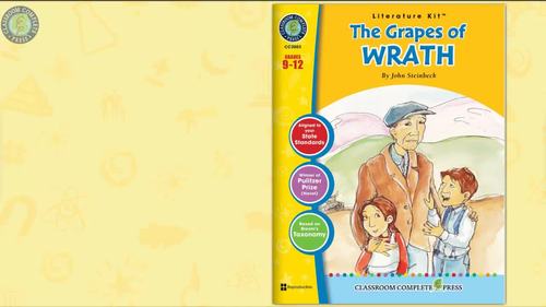 The Grapes of Wrath Gr. 9-12 by Classroom Complete Press Literature Kits