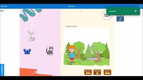 Short Stories: One-Sentence Stories Boom Cards™ by Mau SLP | TPT