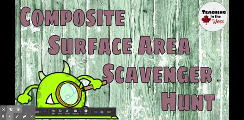 Surface Area of Composite Figures - 3D Shapes - Digital Scavenger Hunt
