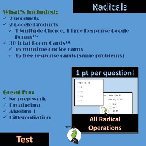 Radical Operations and Solving Test BOOM and Google Bundle | TPT