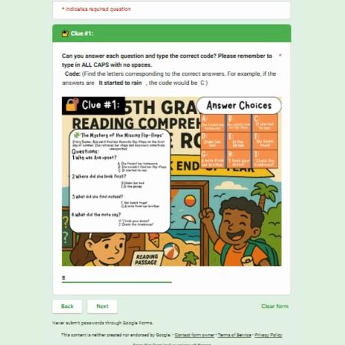 5th Grade Reading Comprehension Escape Room | End of Year Summer Review ...