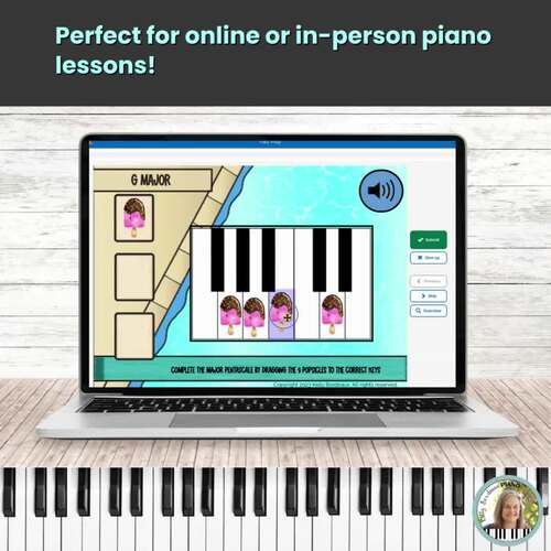 Major 5-Finger Scales BOOM™ Cards - Creating Pentascales on Piano Keys ...