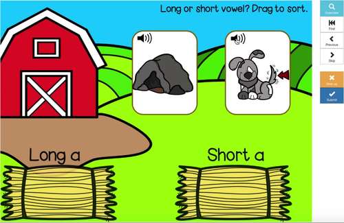 Long Vowel or Short Vowel Boom Cards for Phonics | TPT