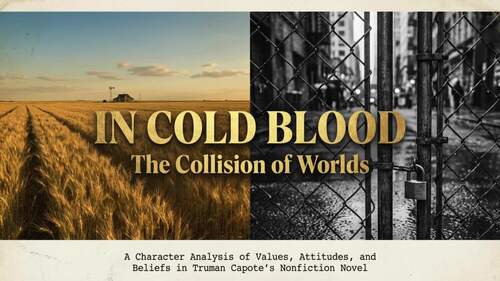In Cold Blood Novel Unit | Truman Capote | High School ELA | AP Literature