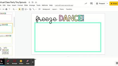 Virtual Class Party- Class Party Slides, End of the Year Class Celebration