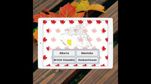 Geography of Canada Boom cards mini bundle by LOL - Life of Learning