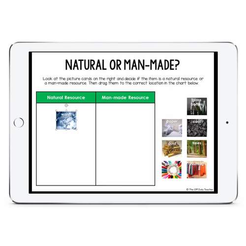 Conservation of Natural Resources Digital Activities and Flip Book Bundle