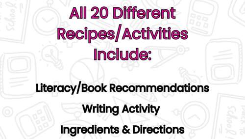 Foodie Fun Friday Set 2 - Cooking In Kindergarten, Prek & First Grade ...