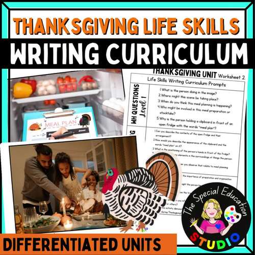 Holiday BUNDLE Functional Life Skills Special Education Writing ...