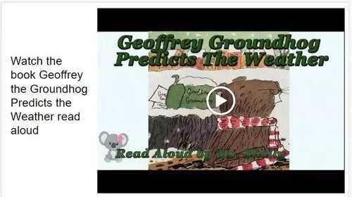 Geoffrey Groundhog Predicts the Weather for Special Education PRINT AND ...