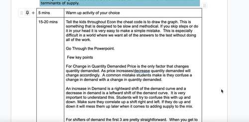 Law of Demand/Shifters of Demand High School Economics Lesson by Peter ...