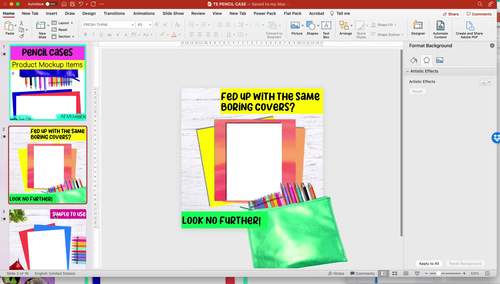 Styled Mockup Pencil Cases, Crayons & Colored Pencils MOVEABLE by Teach ...