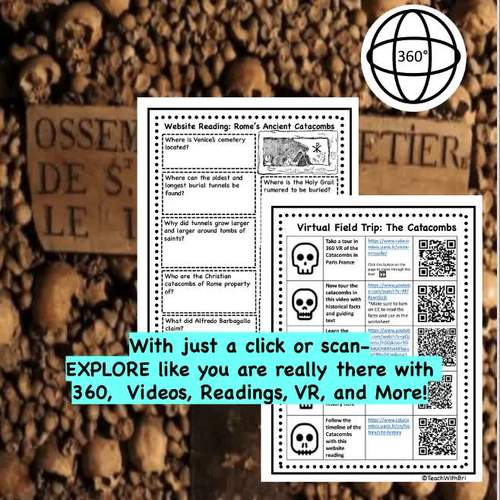 Catacombs of Paris Virtual Field Trip Webquest for Middle and High School