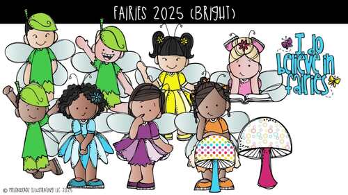 Fairies clip art 2025 Mushroom clip art Pixie clip art COMBO PACK