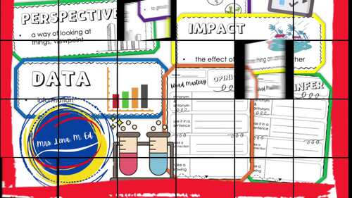 5th Grade Academic Science Vocabulary State Test Prep Word Wall and ...